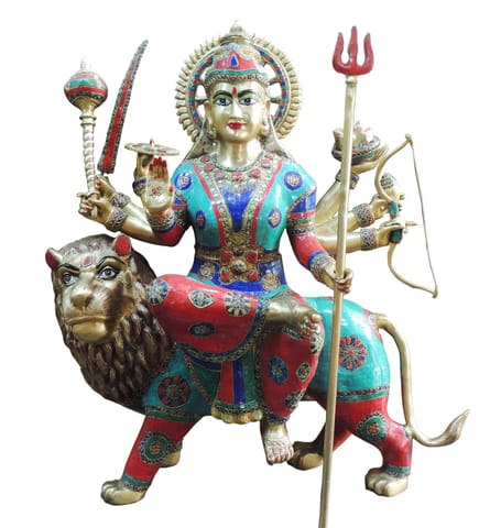 Brass Durga, Best Durga Idol for Home and Temple Decor, God Durga ...