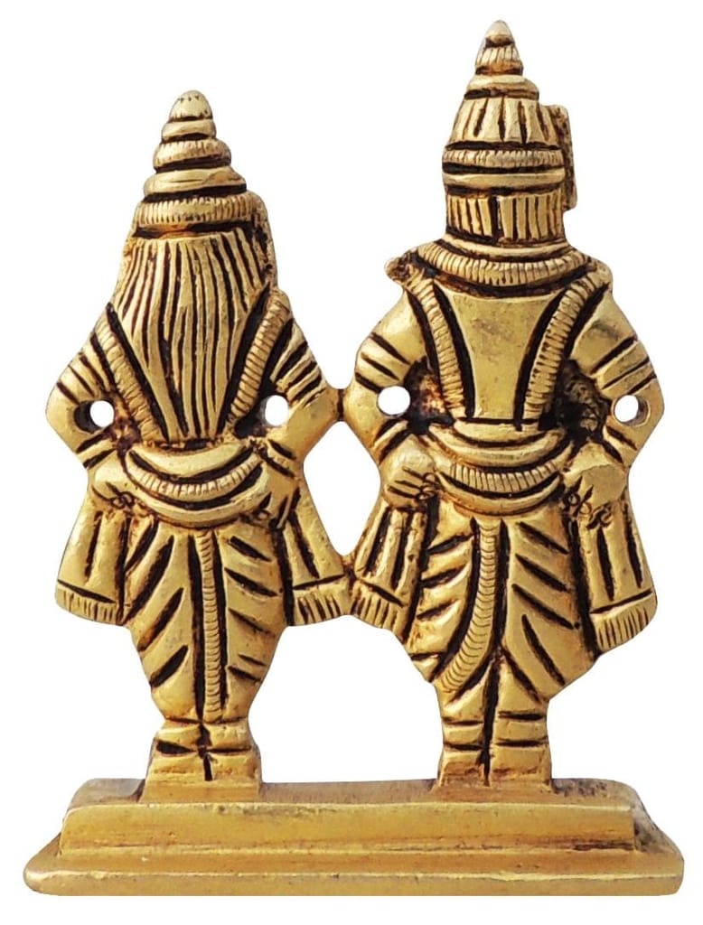 Brass Showpiece Rukmini Vitthal God Idol Statue - 2.2*1*2.7 Inch (BS1468 C)