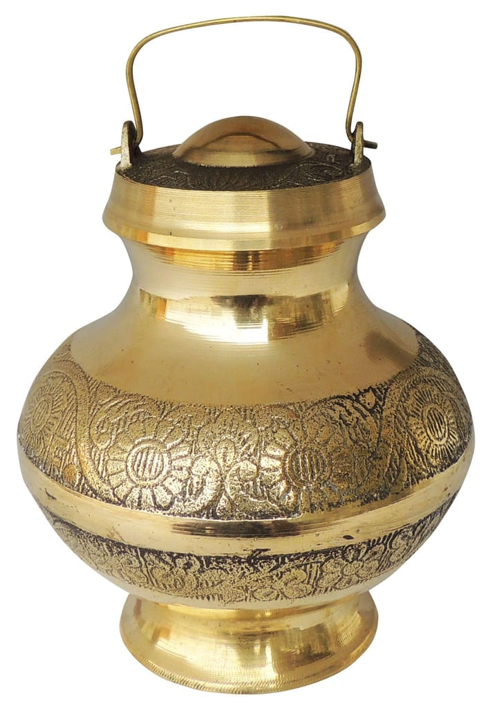 Brass Ganga Jali No. 4 - 5.3*5.3*7 inch (Z200 O)