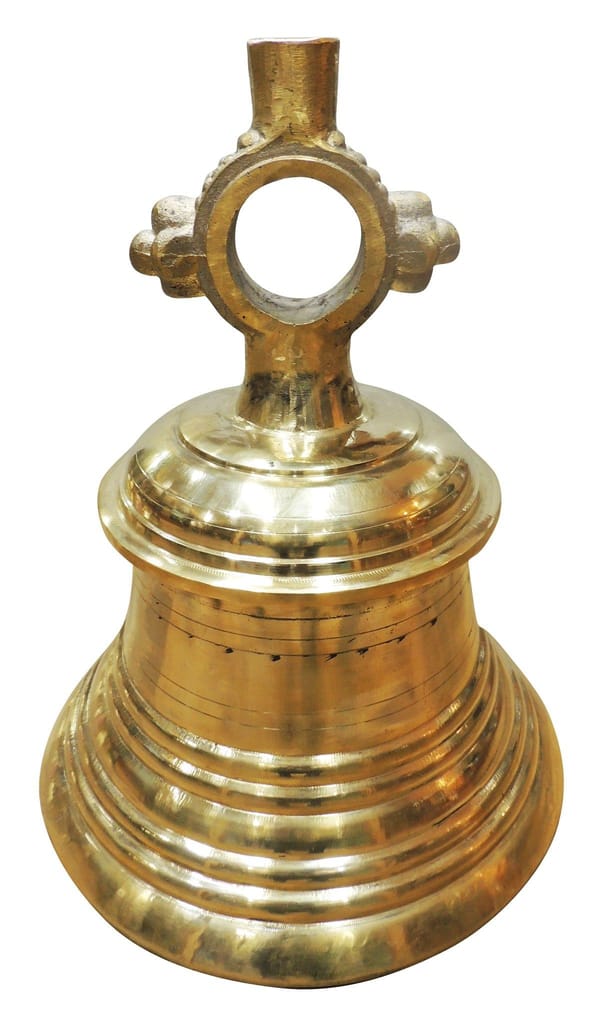 Brass Temple Heavy Weight Ghanta, Bell - 17*17*21 Inch (Z493 W)